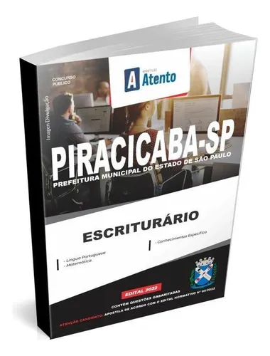 Apostila Prefeitura De Piracicaba-sp Escriturário | MercadoLivre Apostila Prefeitura De Piracicaba-sp Escriturário | MercadoLivre