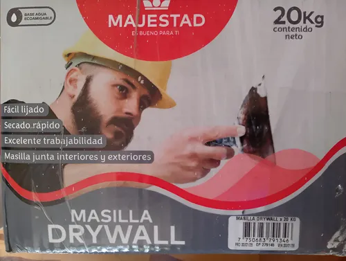 Masilla Drywall Majestad 20 Kg | Cuotas sin interés
