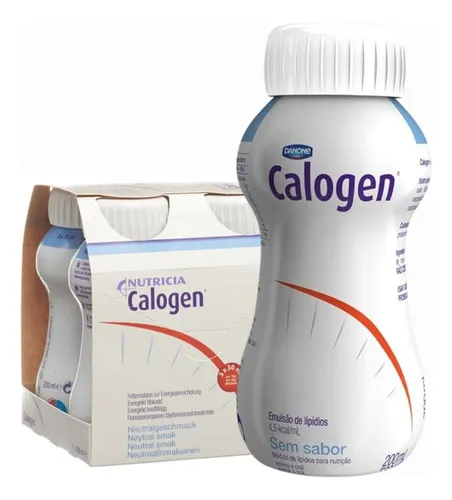 4 Unid- Suplemento Alimentar Calogen Danone -sem Sabor 200ml | Frete grátis