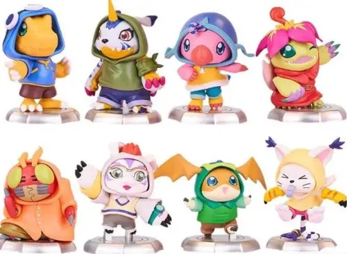 8 Figuras De Digimon Adventure, Ropa, Muñecas De Anime, De 6 | Meses ...