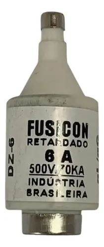 Kit C/2 Fusível Diazed Fusicon Porcelana Gl/gg Retardado 6a | MercadoLivre