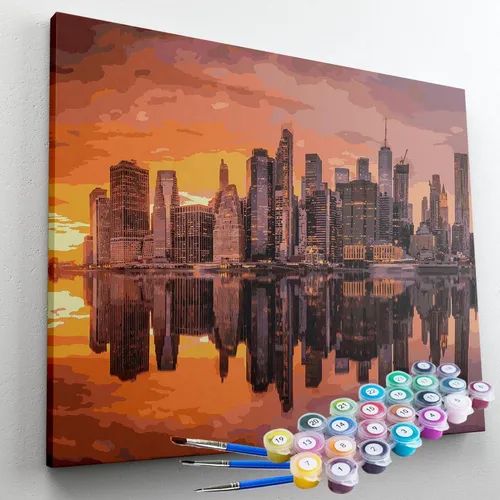Kit de pintura terapéutica City Reflection, pintura numerada | MercadoLibre Kit de pintura terapéutica City Reflection, pintura numerada | MercadoLibre