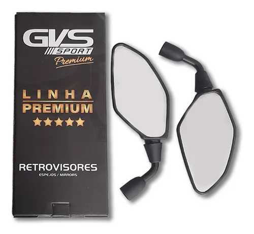 Retrovisor Gvs Mt 03 07 09 Rebaixado Honda Lente Convexa Parcelamento
