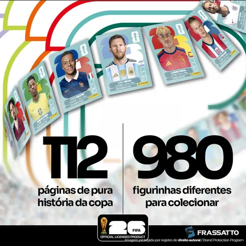 Kit Figurinhas Do Álbum Copa Do Mundo 2026 Envelopes Panini