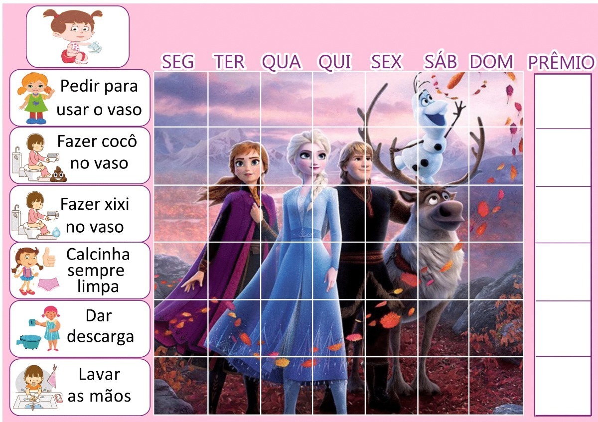 Quadro De Incentivo Infantil Desfralde Parcelamento Sem Juros