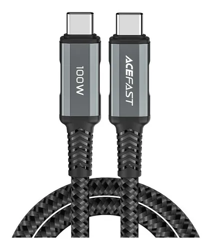 Cabo USB ACEFAST C4-03 com entrada USB tipo C e saída USB tipo C ... Cabo USB ACEFAST C4-03 com entrada USB tipo C e saída USB tipo C ...