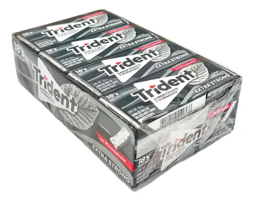 Trident Extra Strong 18´s Val-u-pack Caja 12 Piezas | MercadoLibre