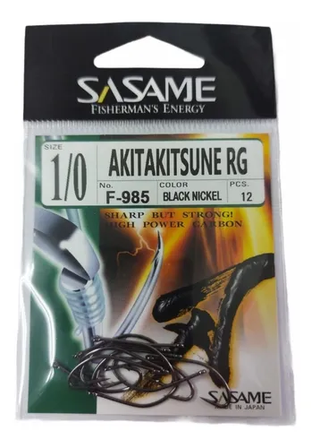 Anzuelos Sasame Akitakitsune Rg F-985 N° 1/0 Japones | MercadoLibre