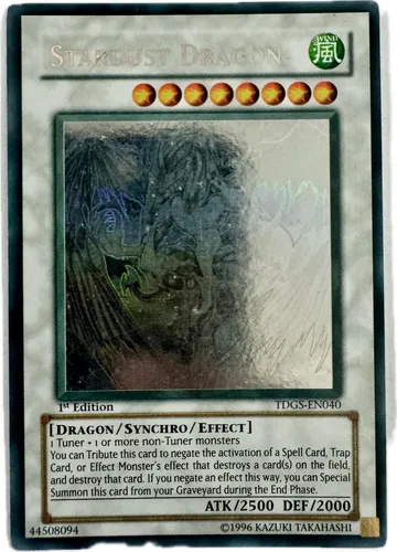 Stardust Dragon Tdgs-en040 1st Ghost Rare Detalle Yugioh | Meses sin ...