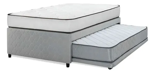 Diván Flex New Simple 1 Plaza Gris | Cuotas sin interés