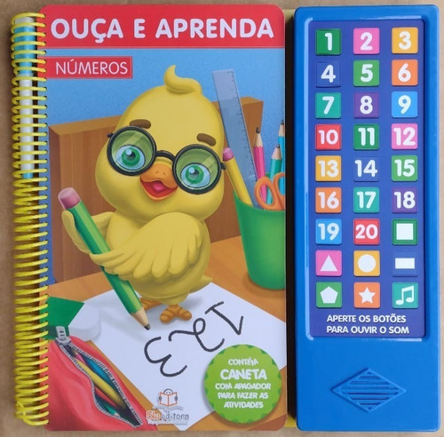 Livro Ouça E Aprenda Números | Parcelamento sem juros Livro Ouça E Aprenda Números | Parcelamento sem juros
