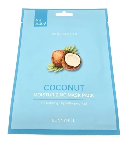 Mascarilla Facial Hidratante Hipoalergénica Coreana Coco Kpop Para