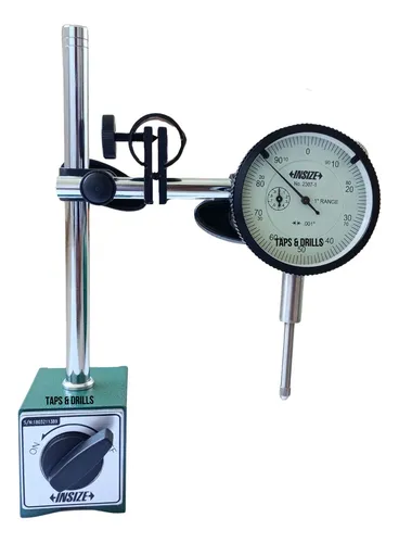 Base Magnética 60kg Y Reloj Indicador De Caratula 0 1 Insize Cuotas