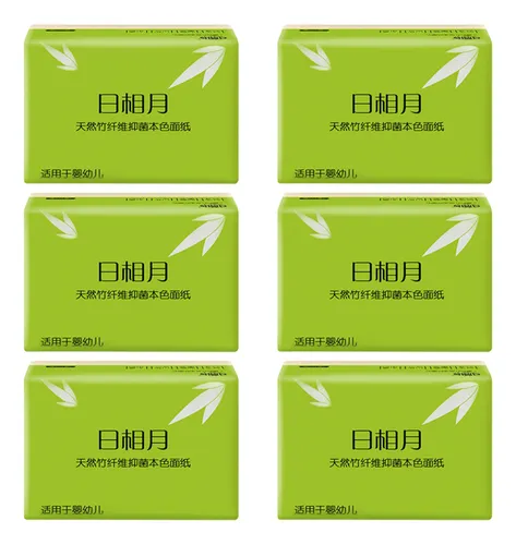 Papel Higiénico De Pulpa De Bambú Verde Paquete De 6 Unidad Cuotas