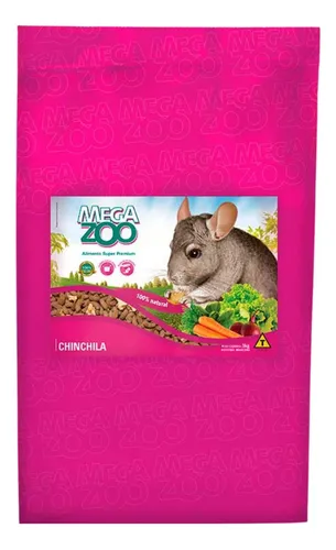 Ração Megazoo Para Chinchilas - 3kg | Frete grátis Ração Megazoo Para Chinchilas - 3kg | Frete grátis