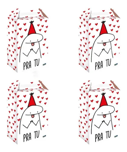 16 Unidades - Caixa Surpresa Flork Meme - Bentô Aniversário 16 Unidades - Caixa Surpresa Flork Meme - Bentô Aniversário