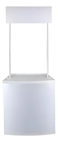 Demo Stand Modulo Portatil Publicitario De Pvc 80*180cm Plateado ...