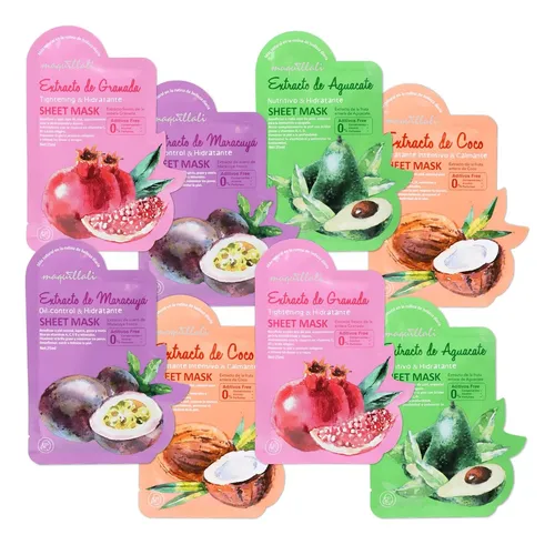 Lote Paquete 10 Mascarillas Coreanas De Tela En Sobre Hidrat Mercadolibre