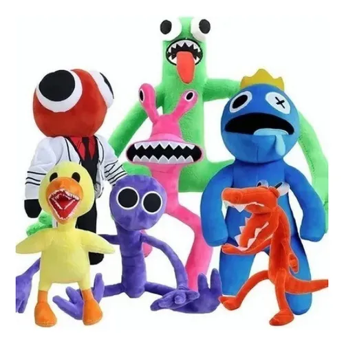 Sete Brinquedos De Pelúcia Roblox Rainbow Friends | MercadoLivre Sete Brinquedos De Pelúcia Roblox Rainbow Friends | MercadoLivre