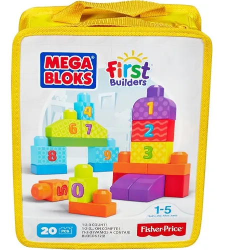 Mega Bloks First Builders Sacola Números 20 Peças - Mattel ... Mega Bloks First Builders Sacola Números 20 Peças - Mattel ...
