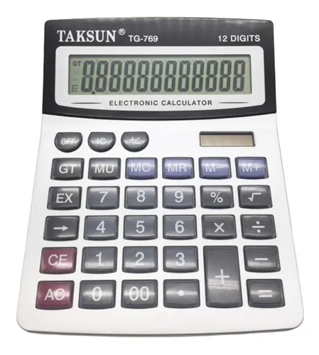 Calculadora De Vidrio Solar De 12 Dígitos Tg-769 Taksun | Cuotas Sin