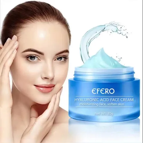 Crema En Gel De Ácido Hialurónico Antiedad Y Arrugas Para Ro Color Azul