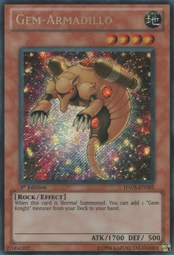 Yu-gi-oh! - Gem-armadillo - Colección Arsenal Secreto 5