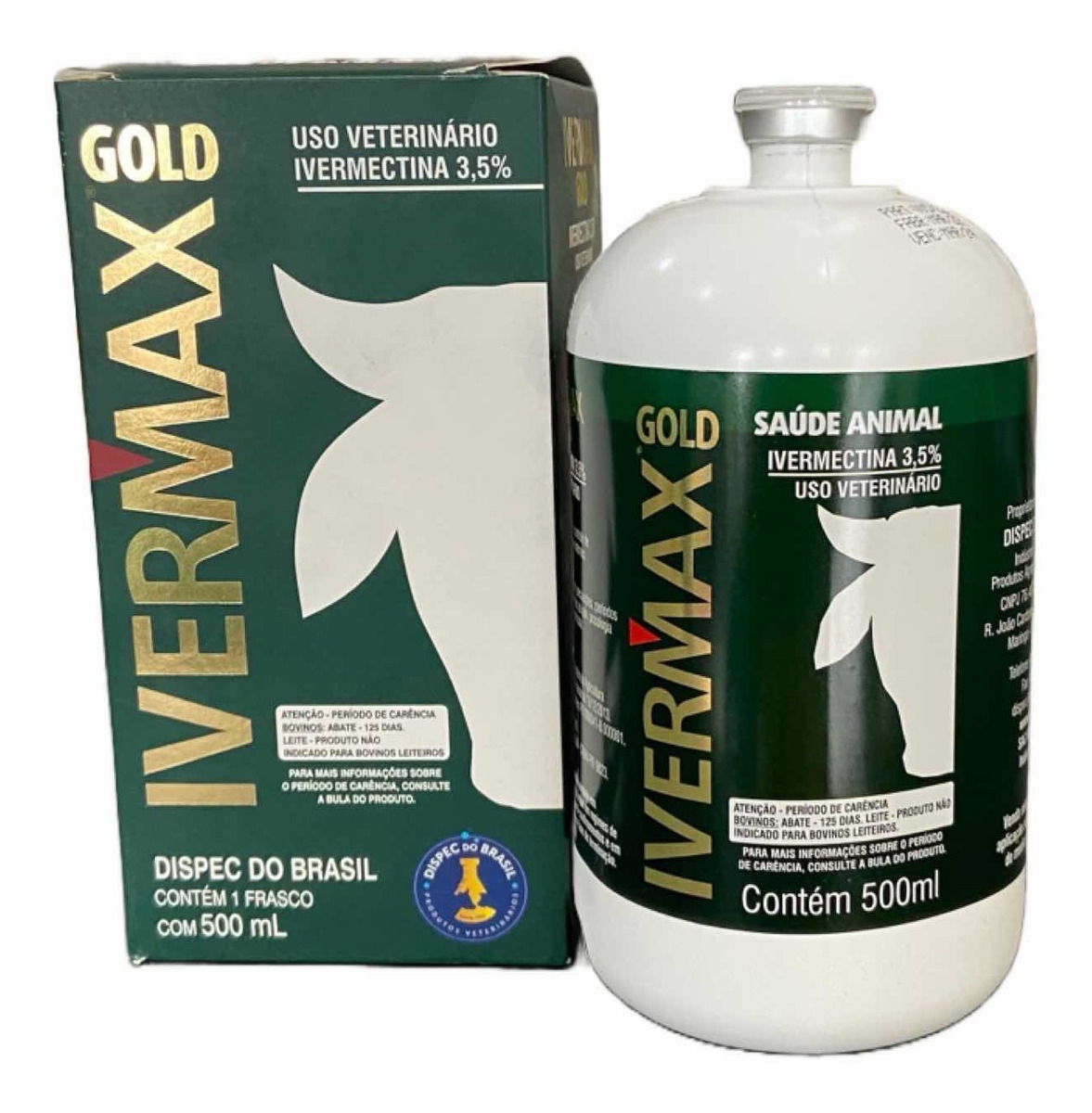 Ivermax Gold 3,5% 500 Ml | Frete grátis