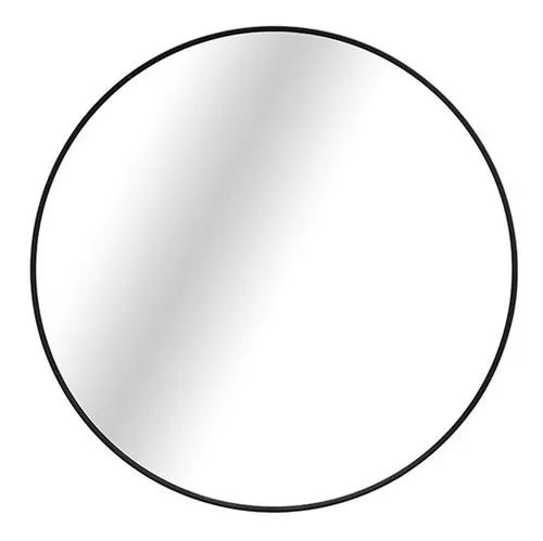 Espejo Circular Redondo Borde Negro Reflejar 57cm | MercadoLibre Espejo Circular Redondo Borde Negro Reflejar 57cm | MercadoLibre