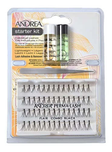 Pestañas Postizas Grupito Andrea Starter Kit Pegamento Pinza