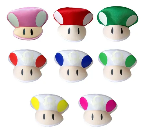 Disfraz Boina Toad Brilla En La Obscuridad Honguito Toadette Peach ...
