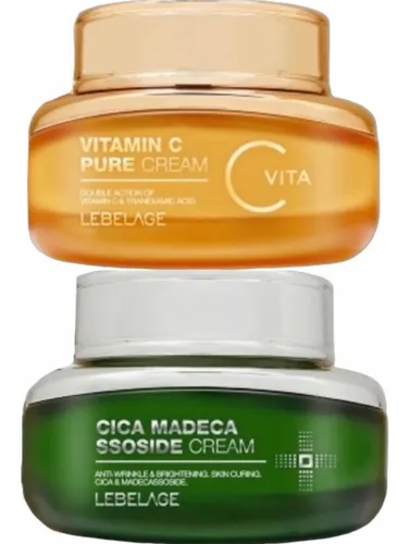 Crema Facial Coreana De Vitamina Y Cica Madecassoside 6pz