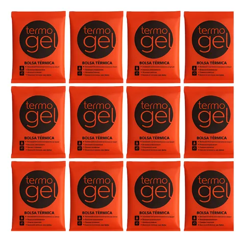 12 Bolsas Térmica Água Quente Fria Compressa Termogel 350 Ml | Parcelamento sem juros