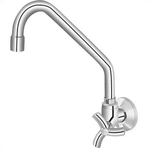Torneira Metal Pia Docol Parede Alta Primor 673606 Prateado Cromado ...