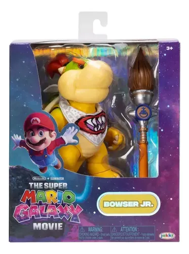 Super Mario Galaxy Movie Figura De Accion Bowser Jr & Pencil | Envío gratis