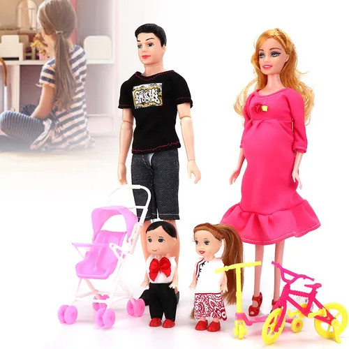 Juego De Roles Para Niños Juego De Muñecas Familiares De Pap Cuotas Sin Interés
