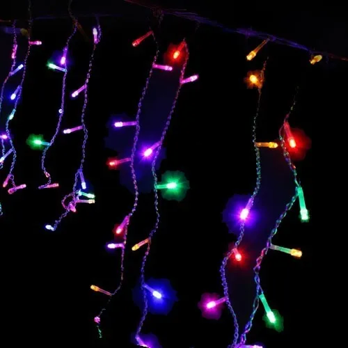 Serie Cascada 300 Luces Multicolor Luz Led Navideña Color