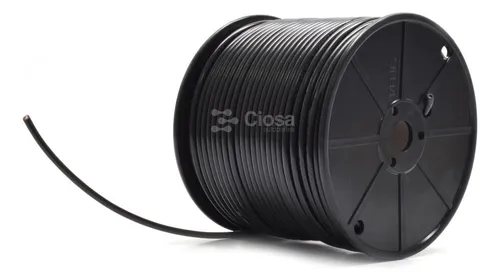 Cable Flexible Automotriz Calibre 12 Negro Carrete 100 Mts | Envío gratis