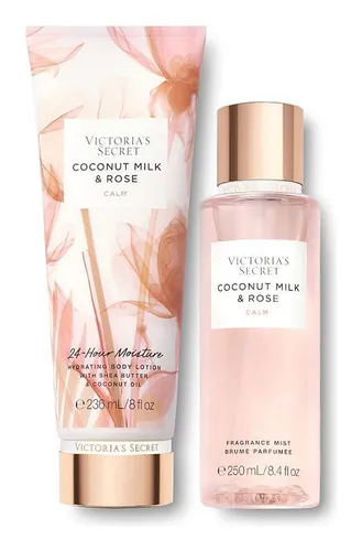 Kit Hidratante Victorias Secret Coconut Milk And Rose Original Frete Grátis