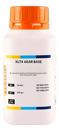 Base De Ágar Xlt4 500g Xylose Lactose Tergitol 4 - Titan | Parcelamento ...