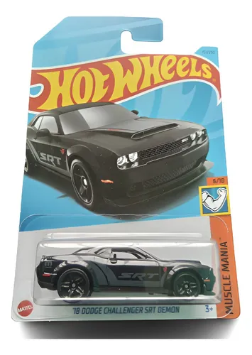 Hot Wheels 18 Dodge Challenger Srt Demon Muscle Mania 6 10 Mercadolibre