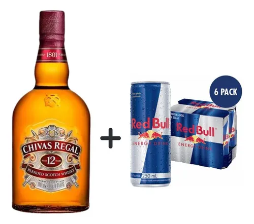 Combo Whisky Chivas Regal 12 1l + Red Bull Pack C/6 Lt 250ml ... Combo Whisky Chivas Regal 12 1l + Red Bull Pack C/6 Lt 250ml ...