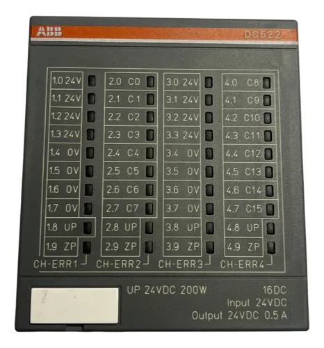 Modulo De Entrada E Saida Digital Dc522,abb, 1sap240600r0001 Modulo De Entrada E Saida Digital Dc522,abb, 1sap240600r0001