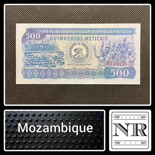 Mozambique - 500 Meticais - Año 1980 - P #127 - Asamblea Mozambique - 500 Meticais - Año 1980 - P #127 - Asamblea