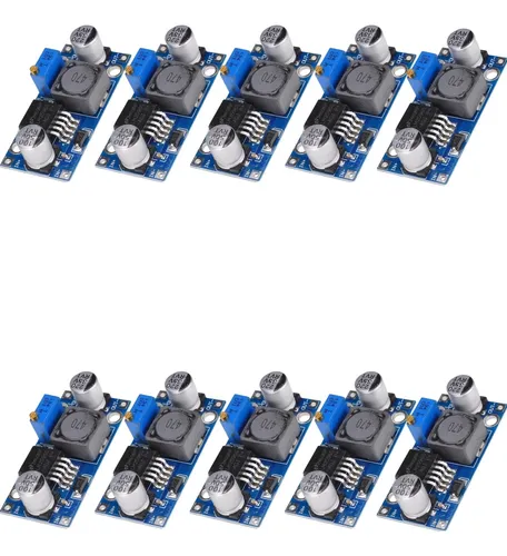 10 Regulador De Tensão Lm2596 3a Dc Step Down Para Arduino