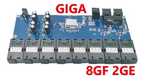 Switch Placa Metro Giga 8gf2ge Giga Switch Placa Metro Giga 8gf2ge Giga