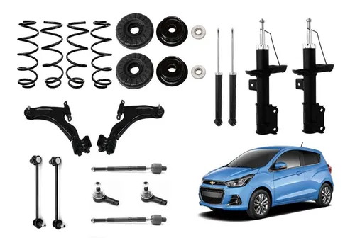 Kit Suspensión Chevrolet Beat 2018 2019 2020 18 Piezas Meses Sin