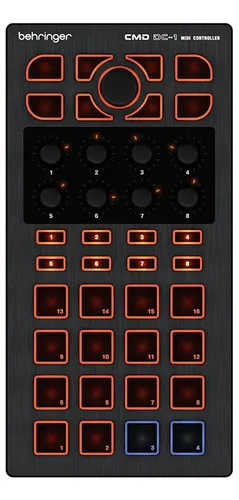 Controlador Dj Behringer Cmd Dc1 Usb Midi 16 Pads Controlador Dj Behringer Cmd Dc1 Usb Midi 16 Pads