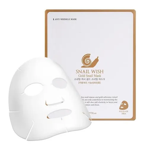 Mascarillas Coreana Facial Oro 24k And Baba De Caracol 20pz