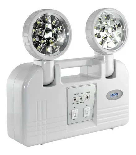 Lampara De Emergencia Led 2 Focos Lexo - Sperk | MercadoLibre Lampara De Emergencia Led 2 Focos Lexo - Sperk | MercadoLibre